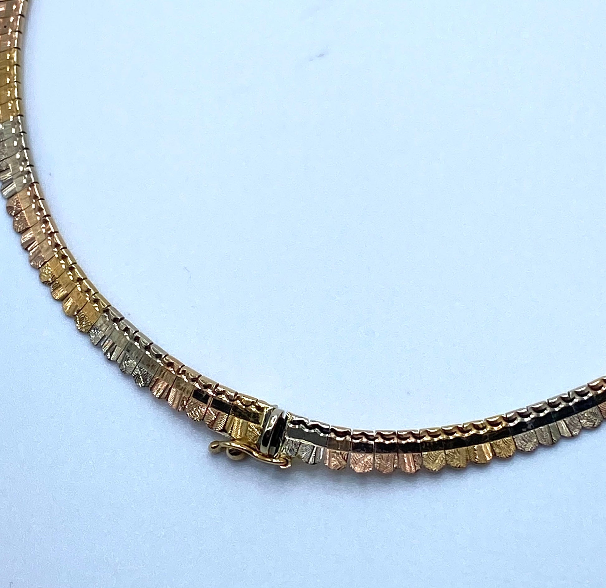18k Tri-tone Gold Cleopatra Necklace – The Fancy Rat